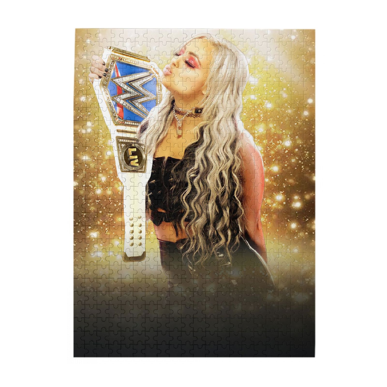 Liv Morgan Jigsaw Puzzles 1000 Piece Wooden Memory Agility Family Game ...