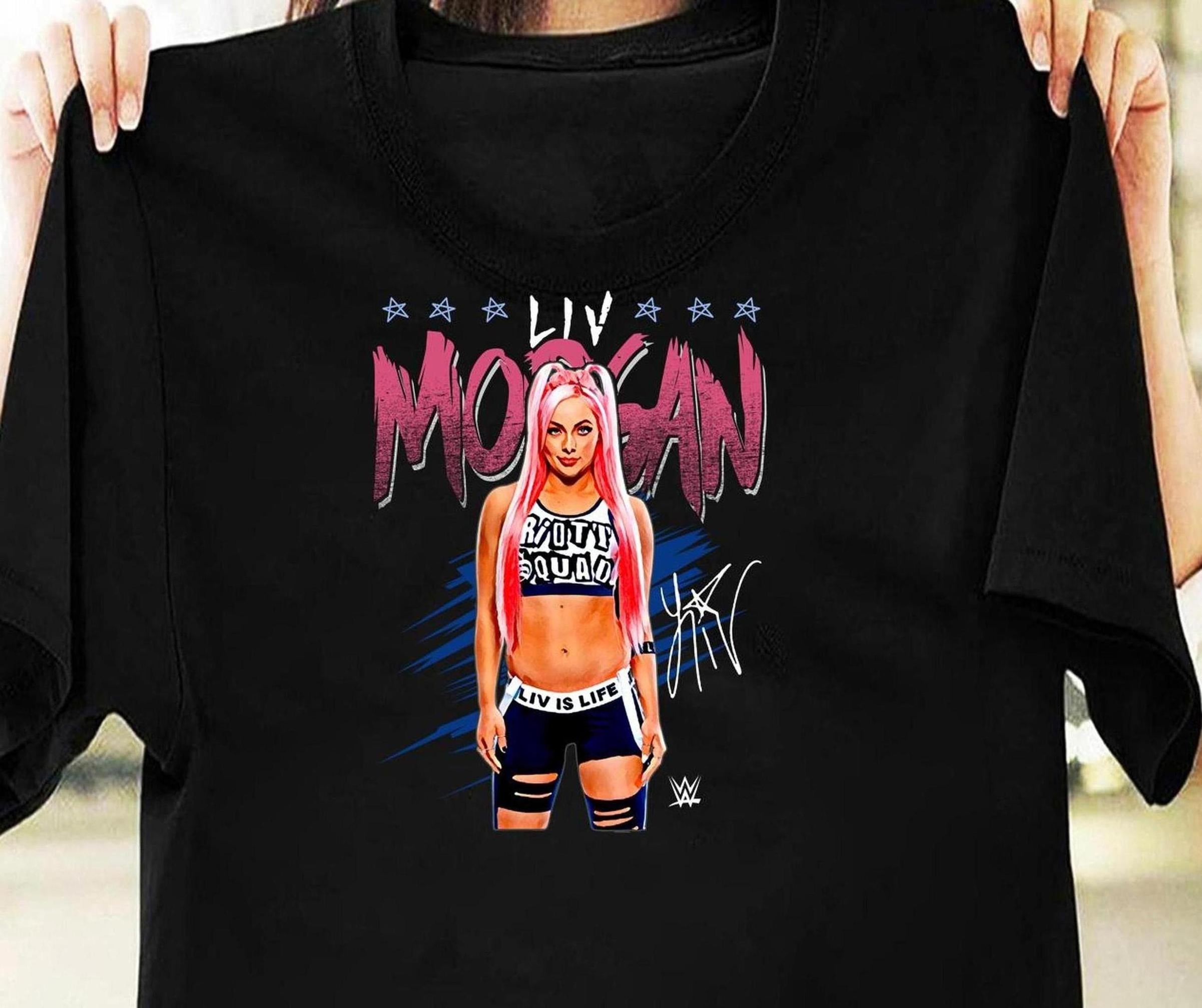 Liv Morgan Signature, T-shirt, ANANDHIS - Walmart.com