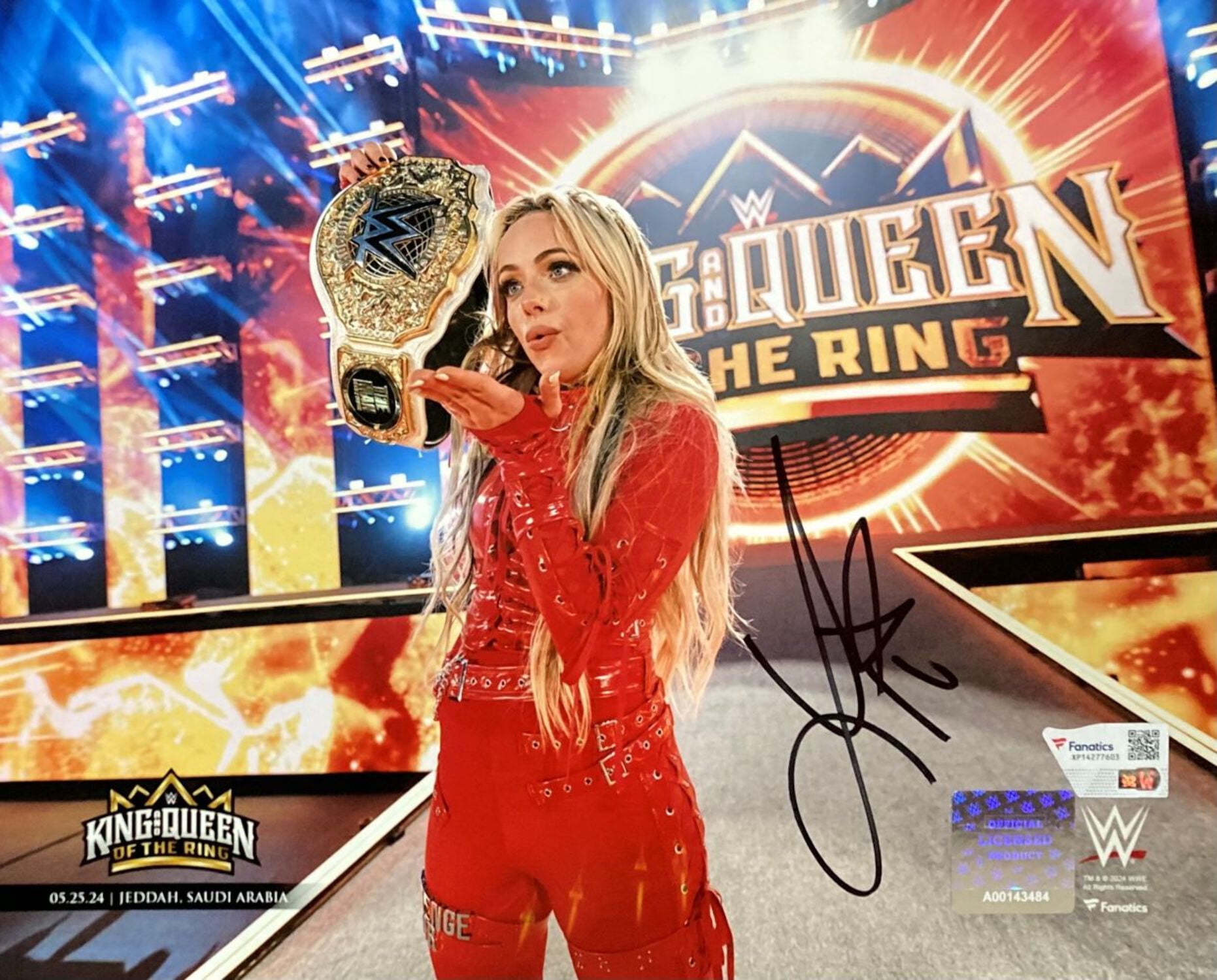 Liv Morgan Signed 8x10 WWE Queen Of The Ring Photo Fanatics - Walmart.com