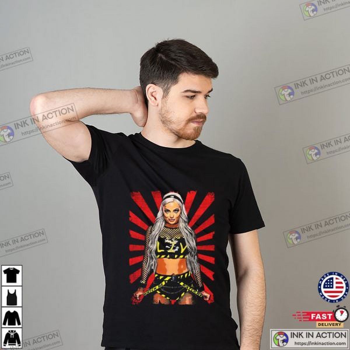 Liv Morgan Wrestling Vintage Fan Art T-shirt - Walmart.com