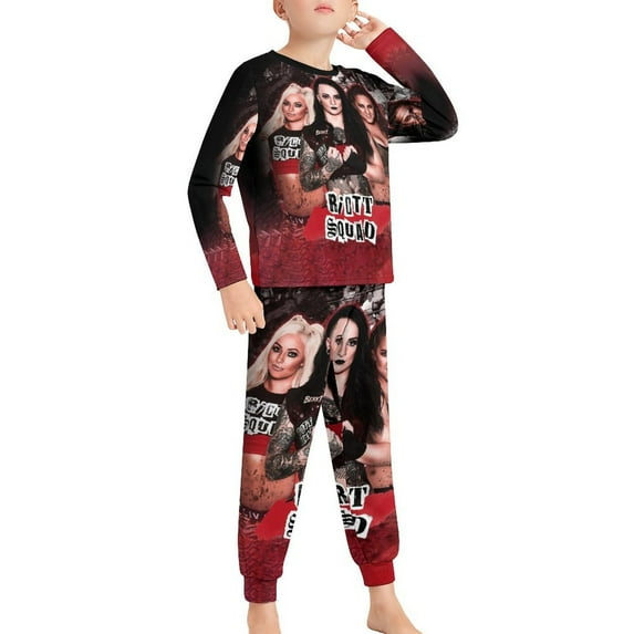 Liv Wres-Tler Mor-,ga Costumes T Shirt Set Crewneck Tee Shirt Pants Set ...