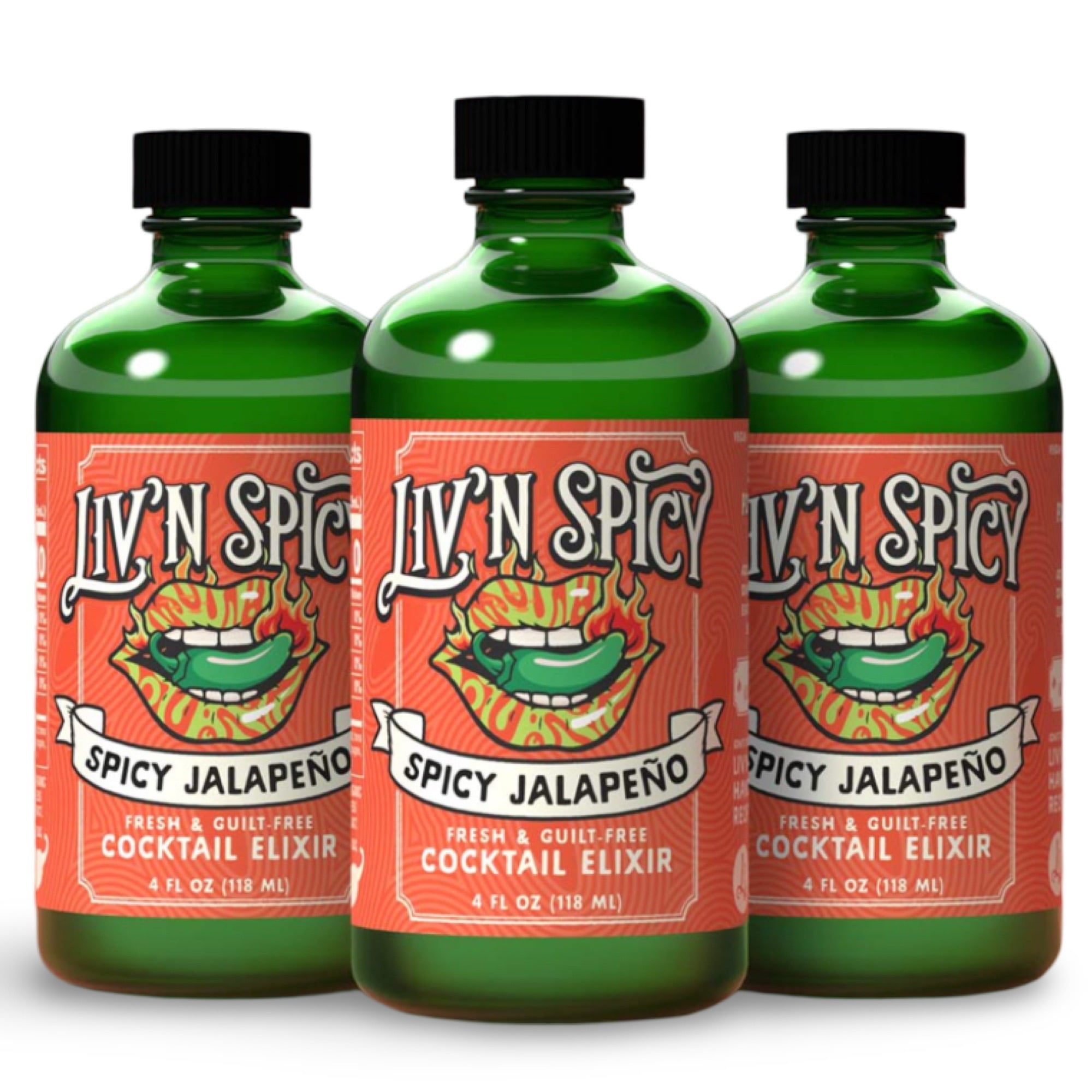 Liv'n Spicy Jalapeño Cocktail Elixir, 3 Bottles - Walmart.com