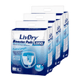 LivDry Unisex Incontinence Booster Pads | Extra Absorbent | Disposable ...