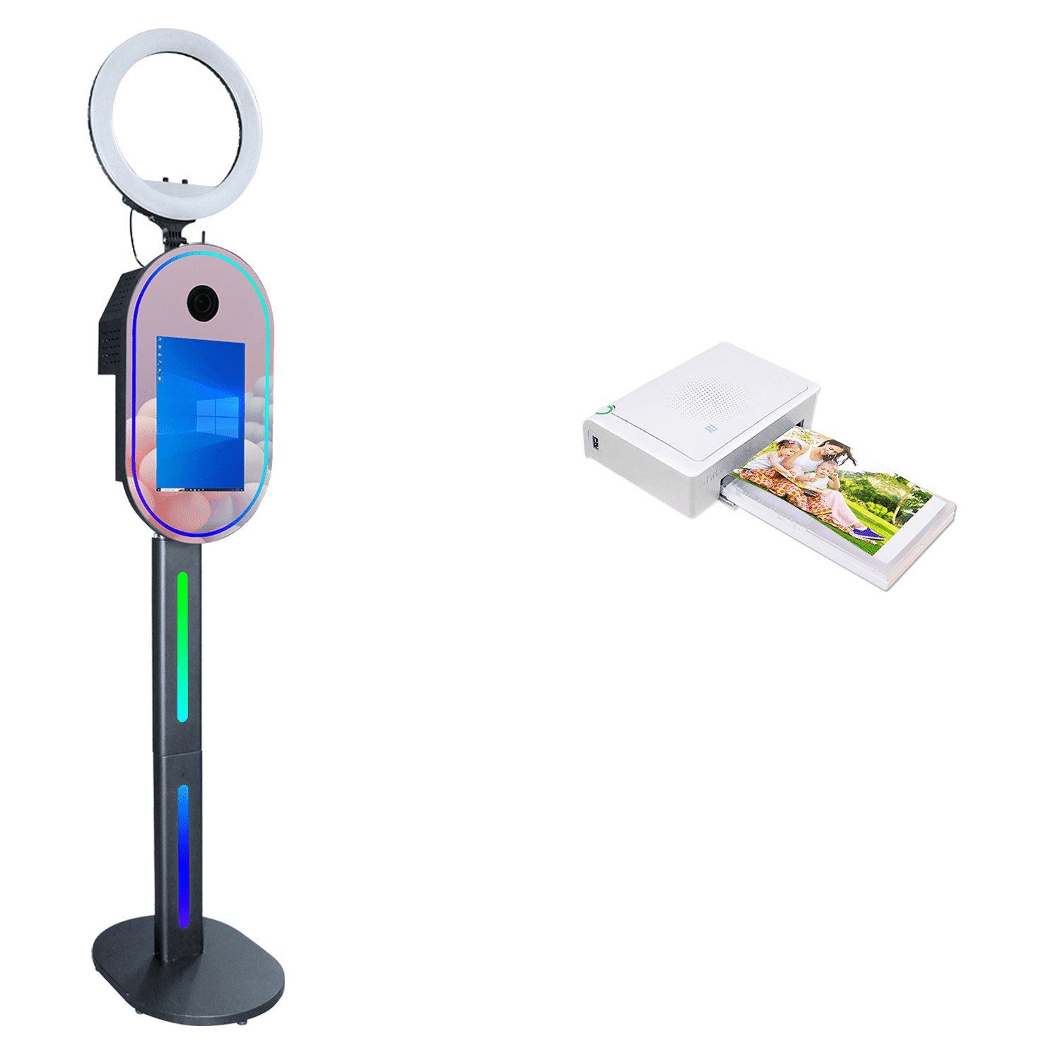 LivFiv 15.6inch Touch Screen Mirror Photobooth Machine Selfie with ...
