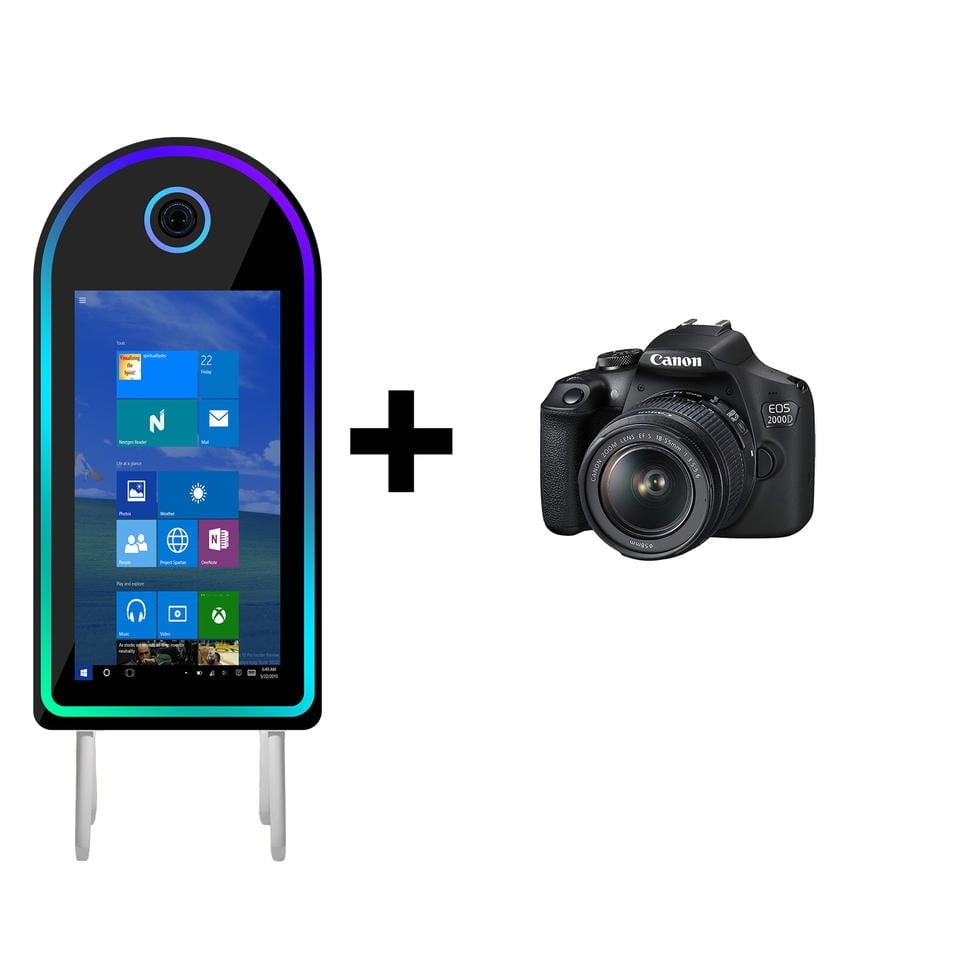 LivFiv Portable Magic Mirror Selfie Photo Booth 32 inch Touch Screen ...