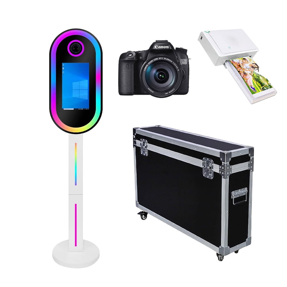 LivFiv Selfie Photobooth Machine 15.6in LCD Touch Screen with Ring ...
