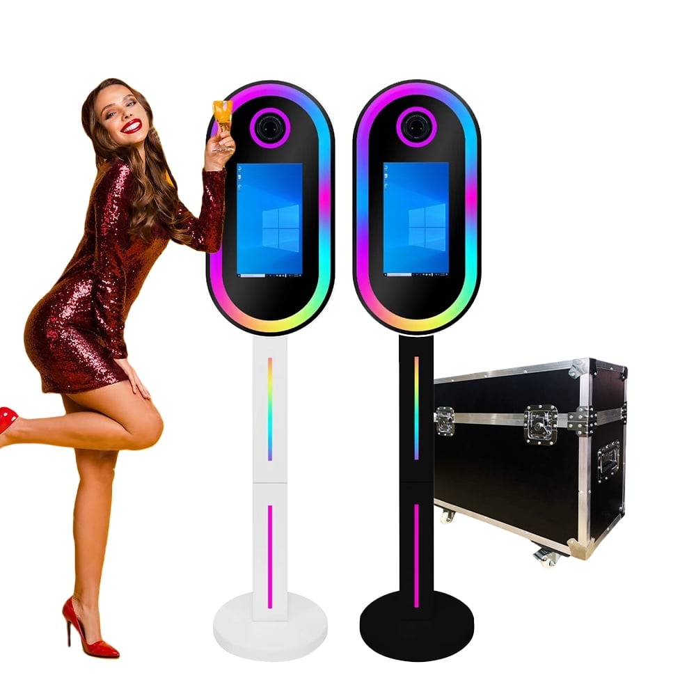 LivFiv Selfie Photobooth Machine 15.6in LCD Touch Screen with Ring ...