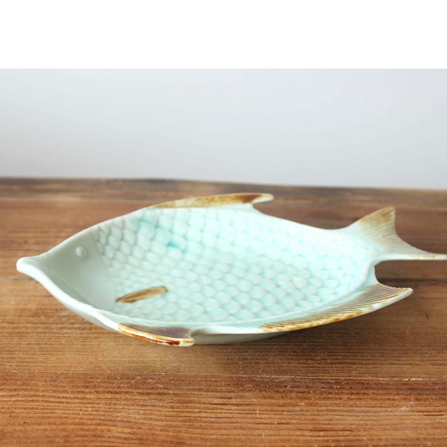 LivNxt Ceramic Fish Plate - Creative Ceramic Fish Serving Tray for Home ...