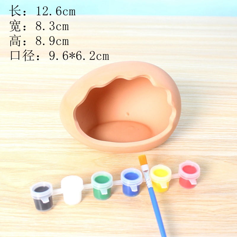 LivNxt Ceramic Hamster Hideout - Customizable Red Clay Hamster House ...