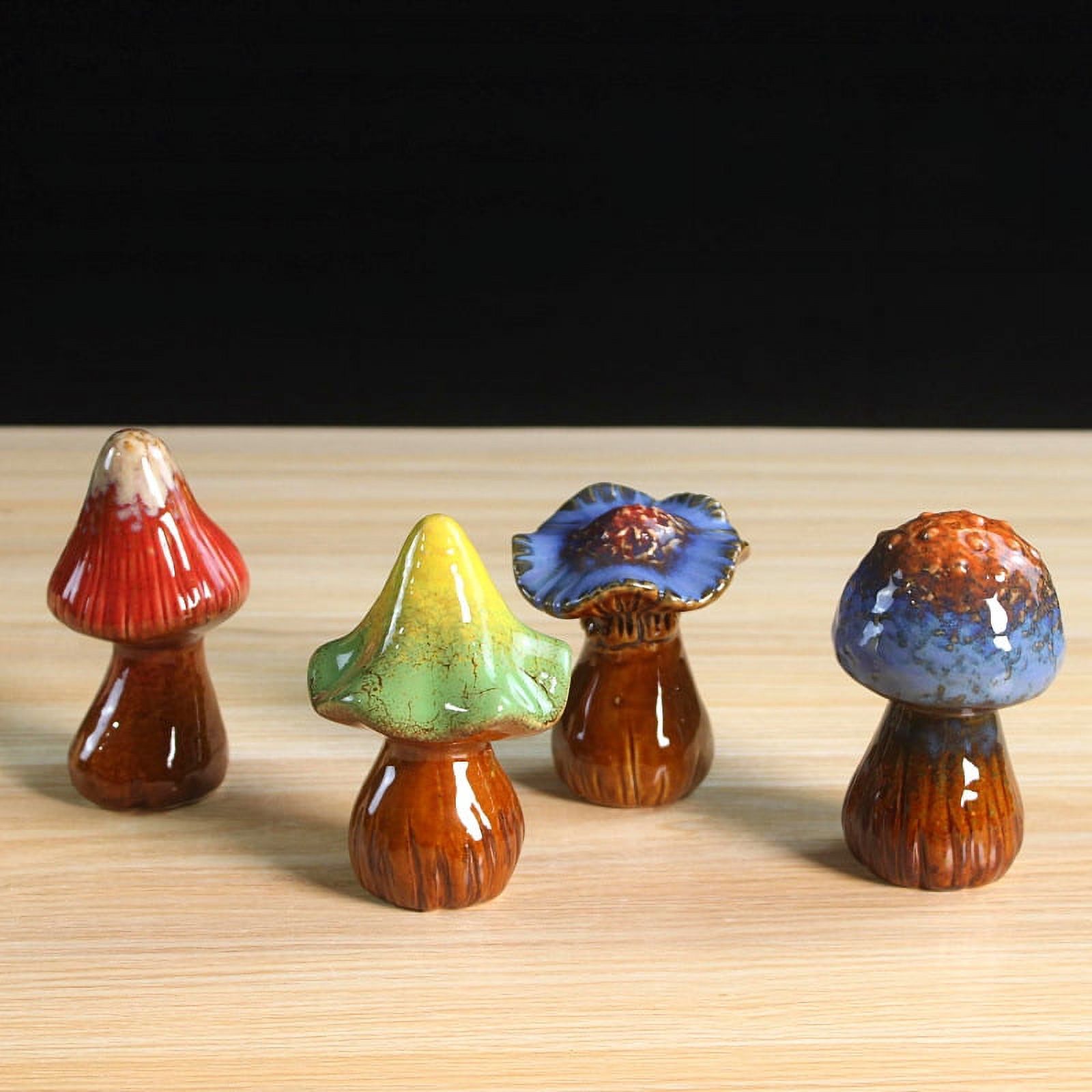 LivNxt Ceramic Realistic Mushroom Artwork - Home Ceramic Mushroom ...