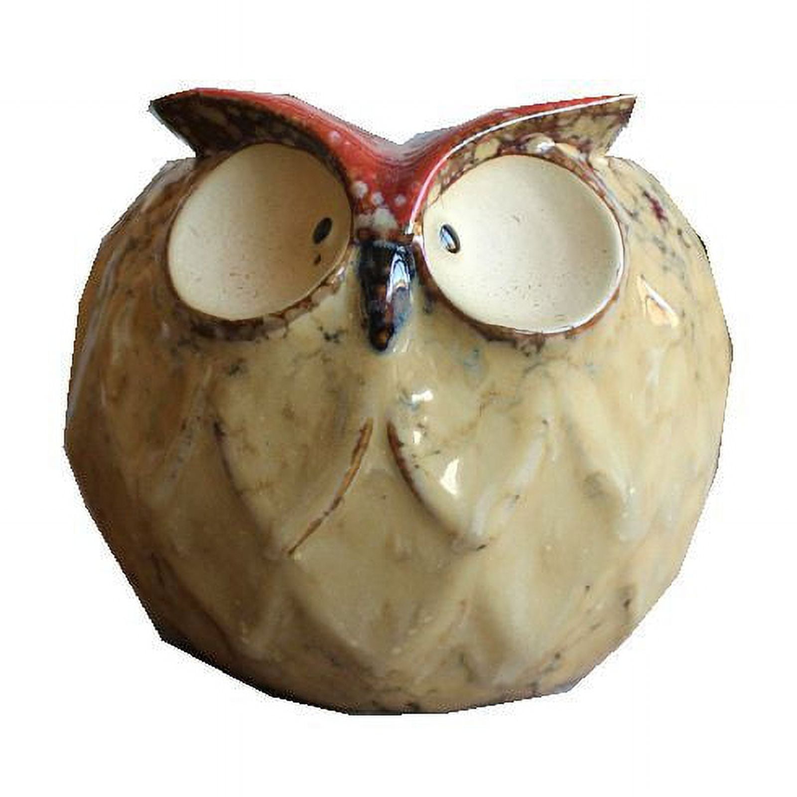 LivNxt Kiln-Transformed Ceramic Owl Succulent Planter - Creative Pot ...