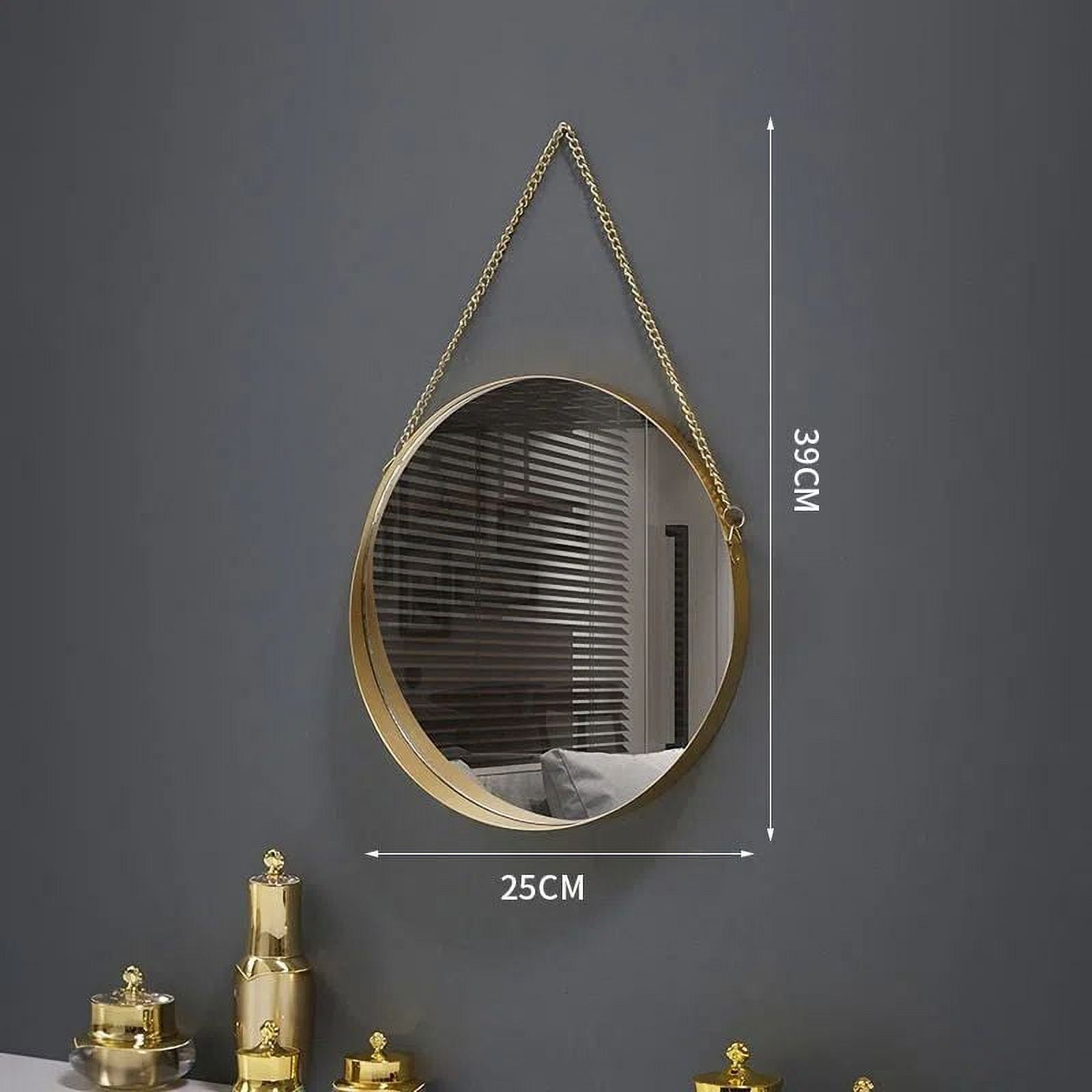 LivNxt Nordic Style Iron Circular Wall Mounted Mirrors - Trendy ...