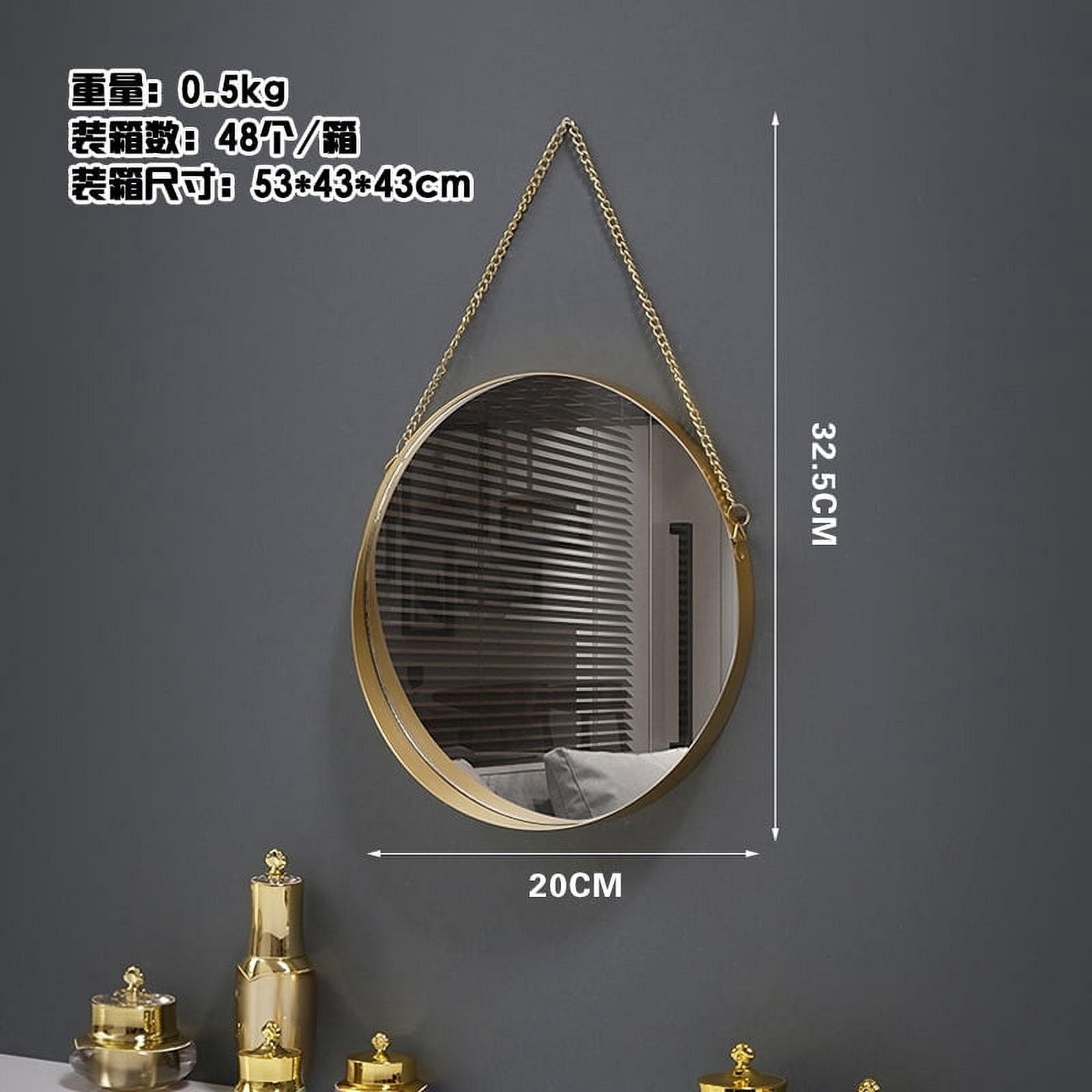 LivNxt Nordic Iron Hexagonal Wall Mounted Mirrors - Stylish Bathroom ...