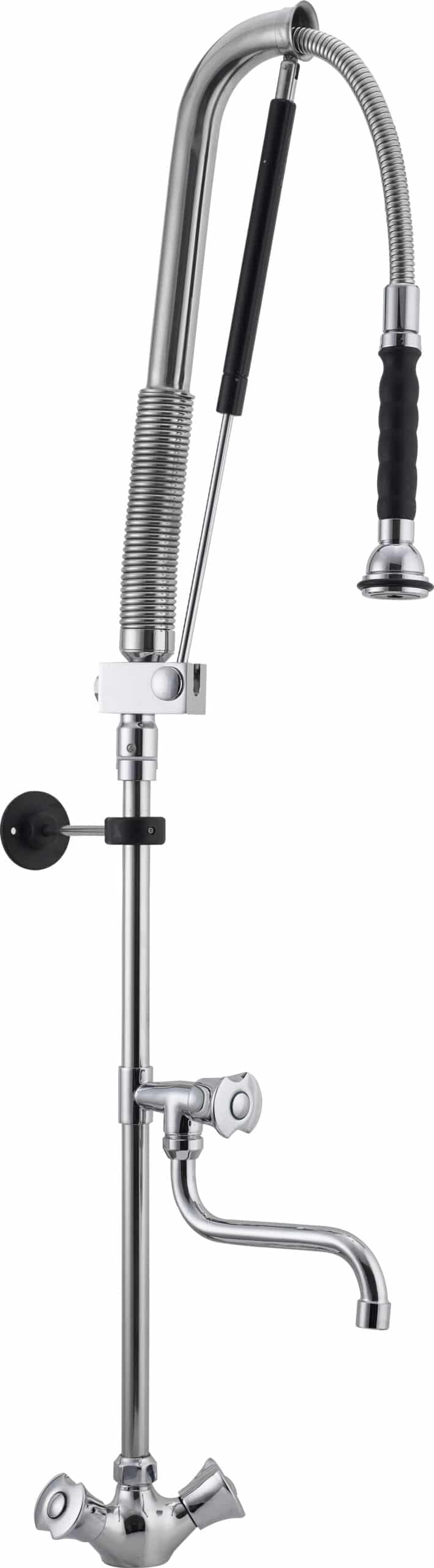 Liva, Pre-Rinse Faucet, Counter Sink Outlet With Interwal, 4 Valve 90 ...