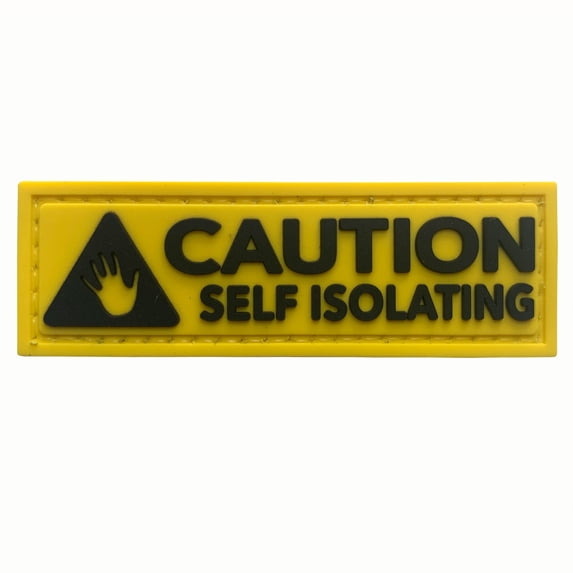 Livabit Caution Self Isolating Yellow Patch - Walmart.com