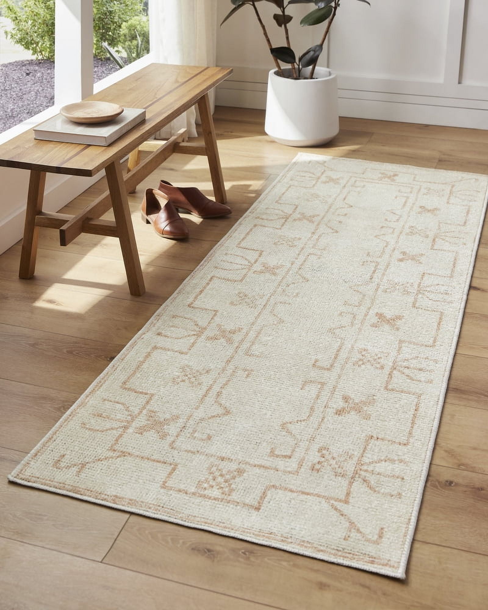 Livabliss Downtown Cottage Area Rug,7'10" x 10',Light Beige/Cream ...