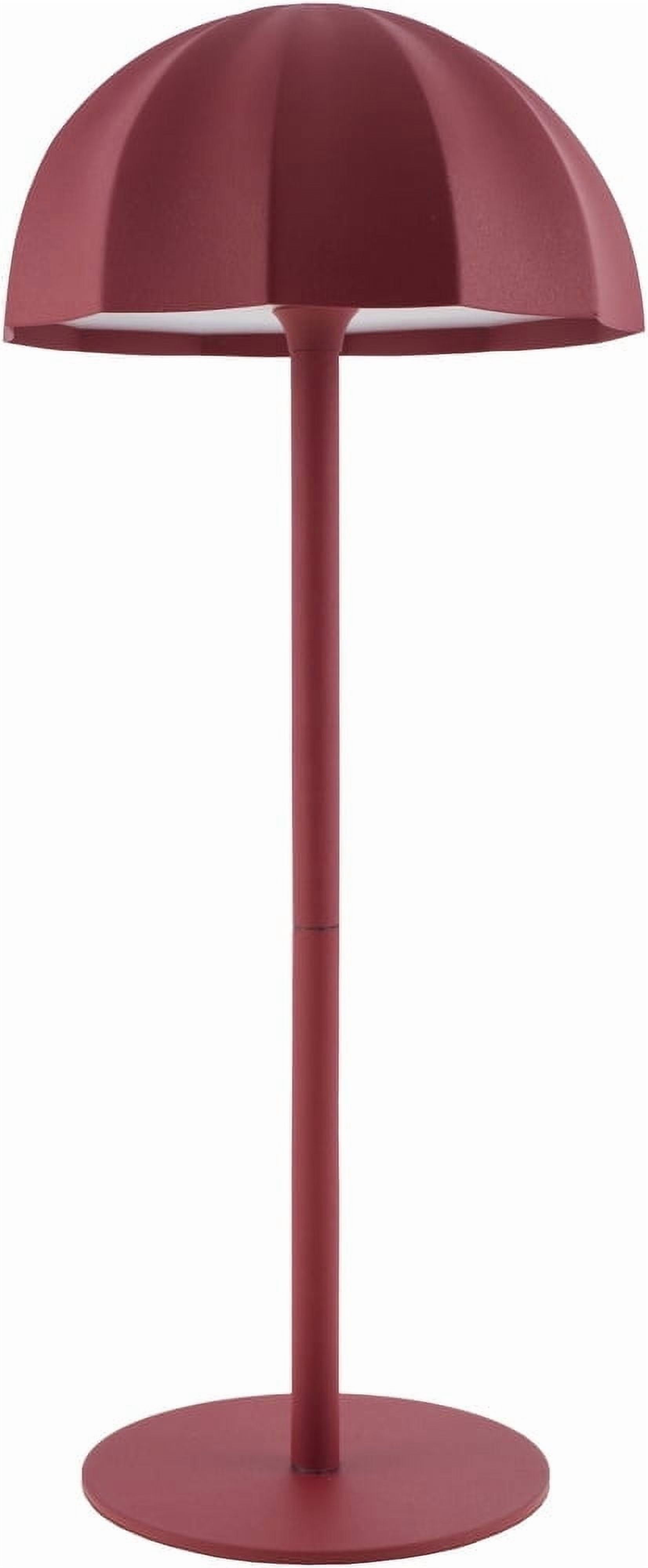 Livabliss Furnas Portable Table Lamp, 14-inch, Red - Walmart.com