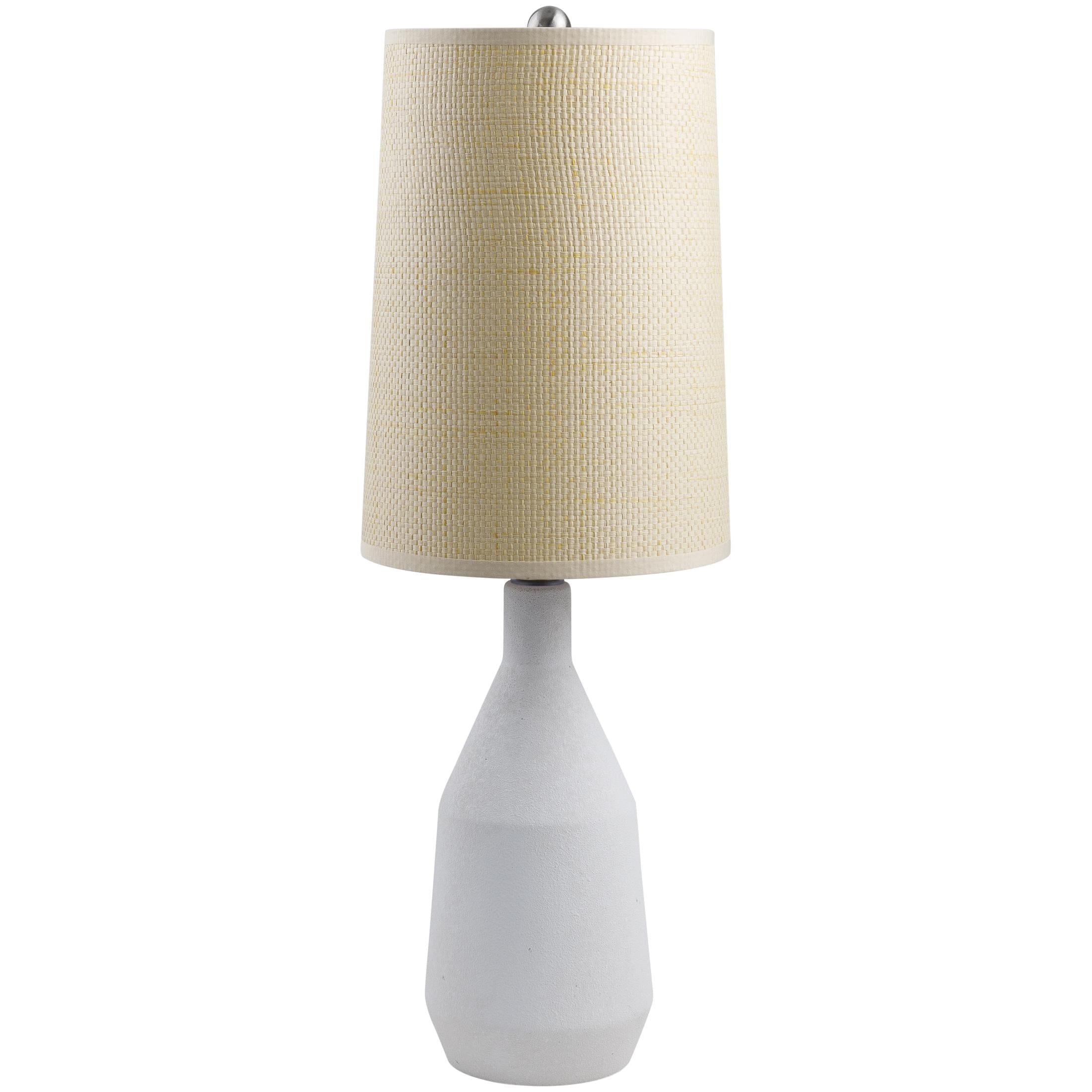 Livabliss Gowanda Rustic Accent Table Lamp, 22-inch, Matte White ...