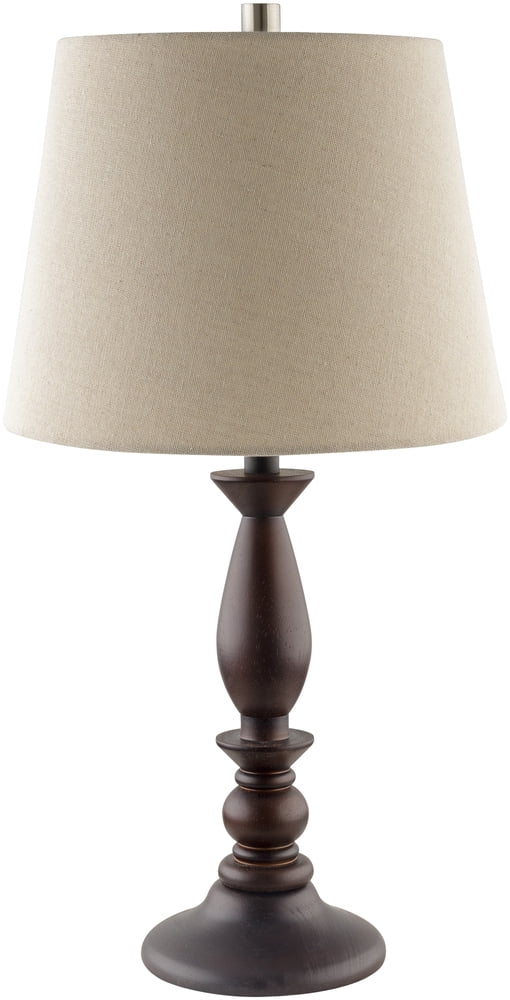Livabliss Kauri Modern Accent Table Lamp, 22-inch, Dark Brown with ...