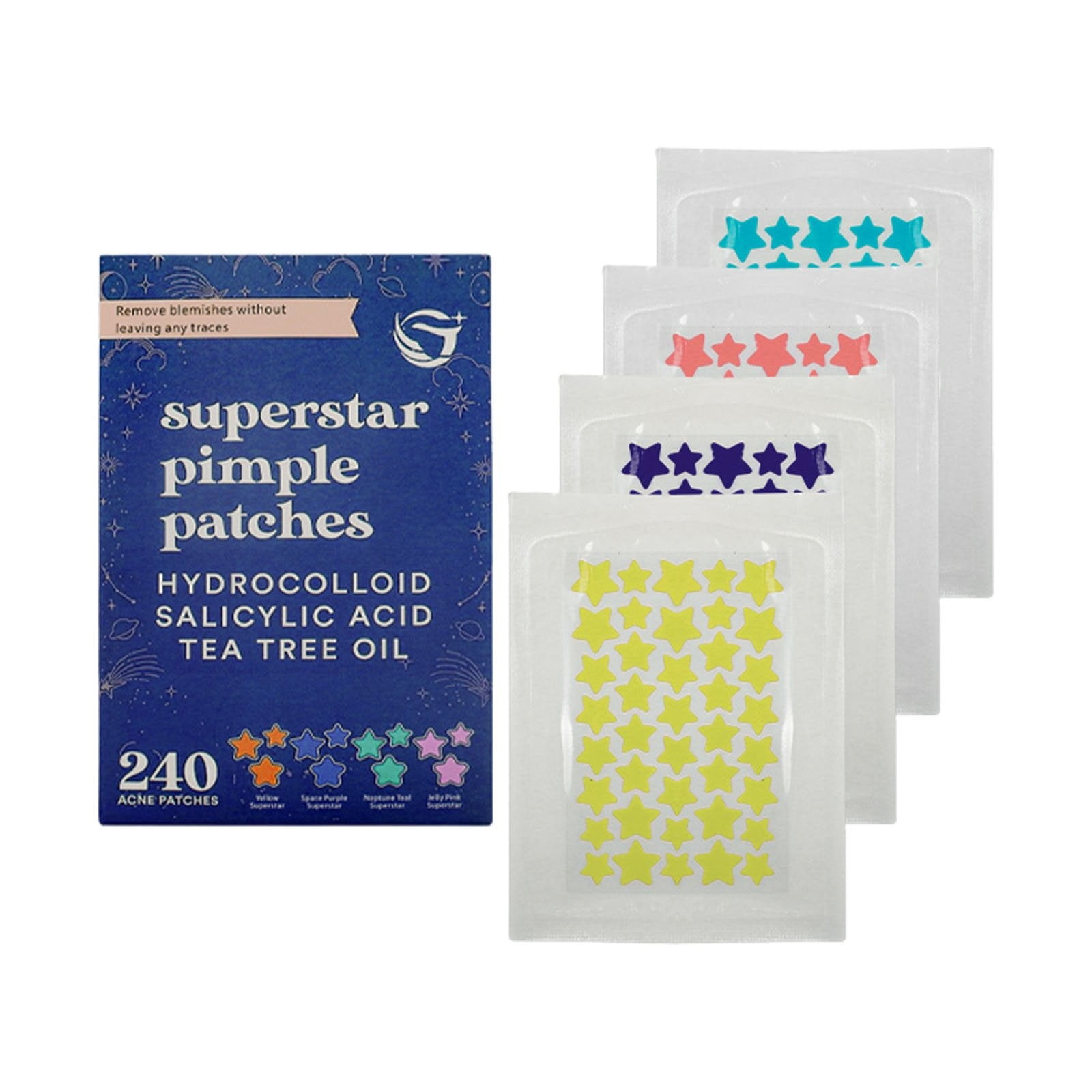 Livaclean Star Pimple Patches, Pimple Patches for Face, 240 Count Star ...
