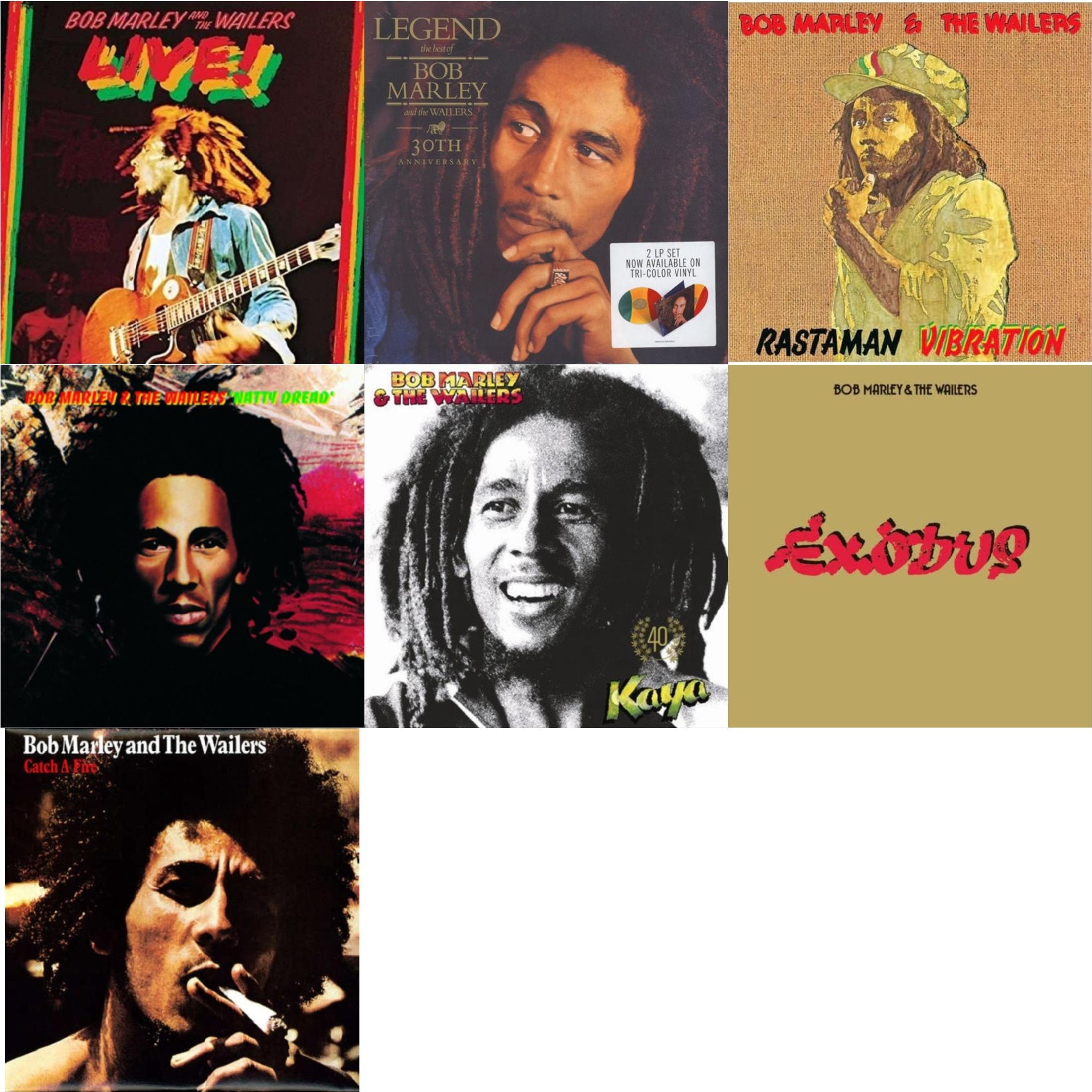 Live (180G) & Legend (30Th Anniversary) & Rastaman Vibration & Natty ...
