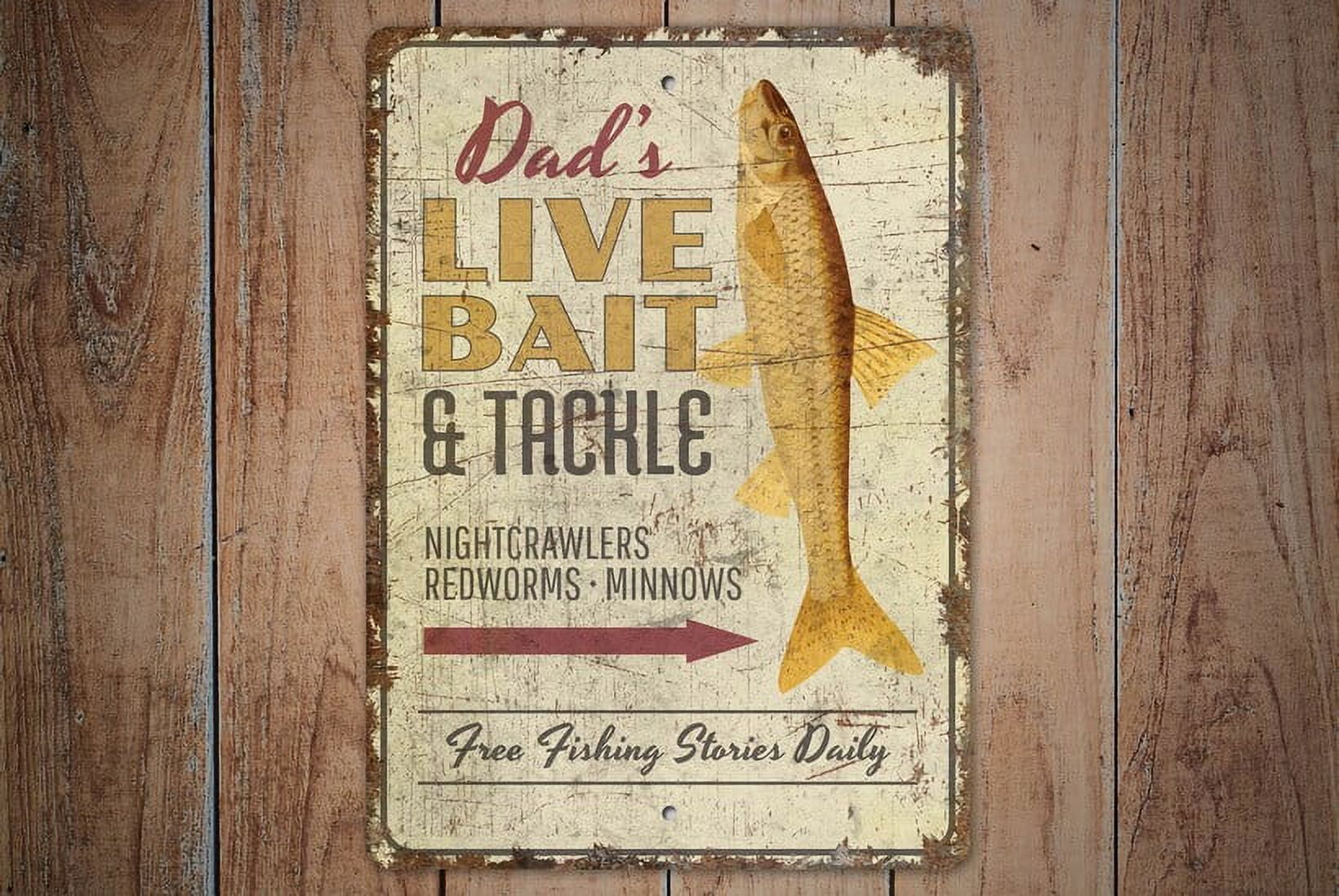 Live Bait Sign Live Bait And Tackle Bait And Tackle Bait And Tackle ...