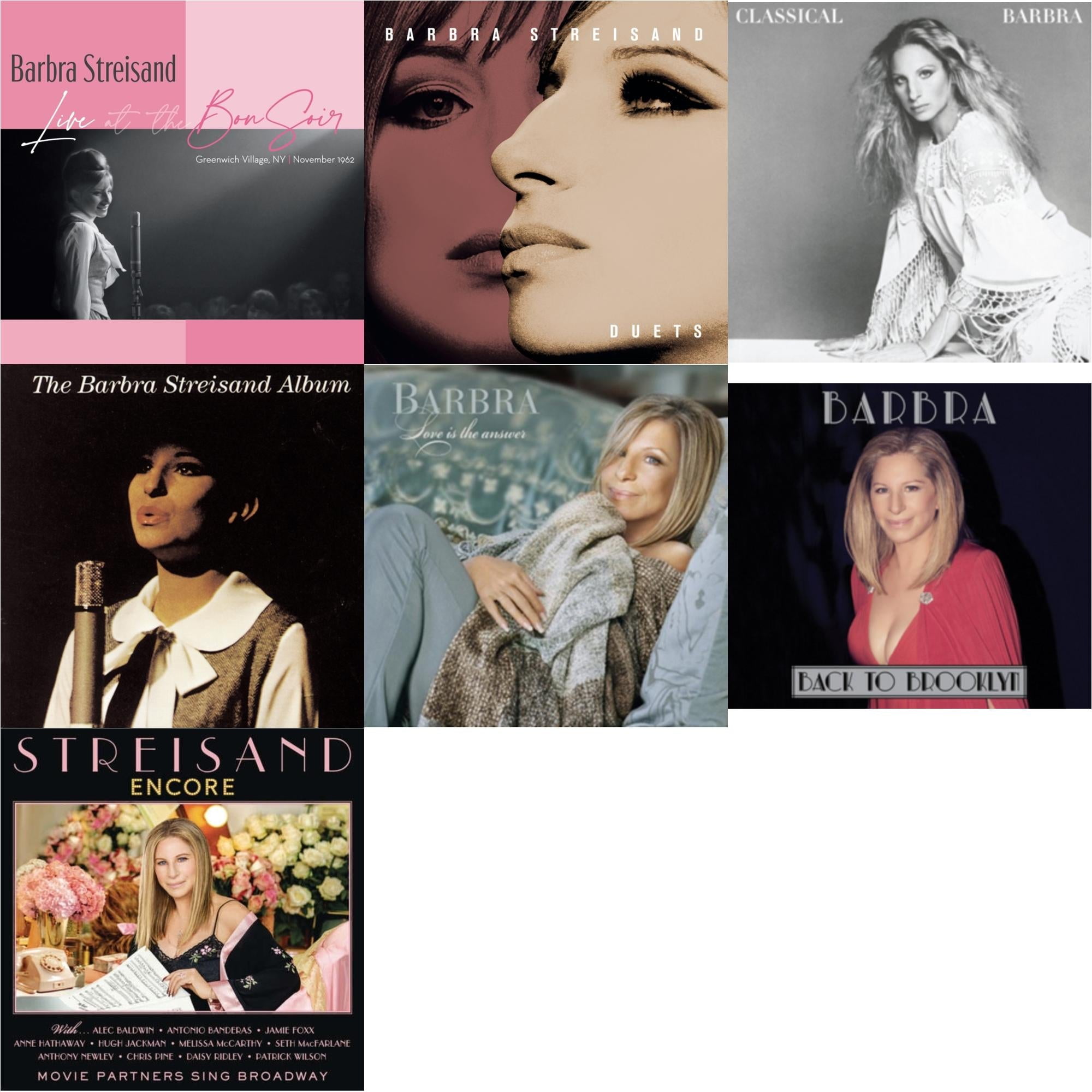 Live At The Bon Soir & Duets & Classical Barbra & Barbra Streisand ...