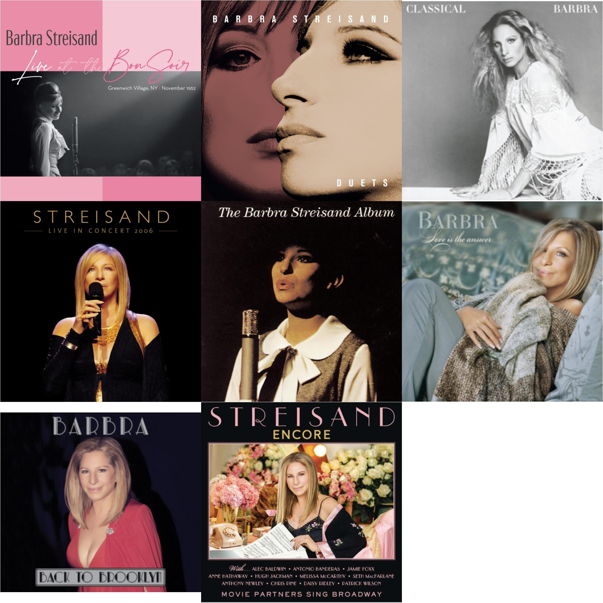Live At The Bon Soir & Duets & Classical Barbra & Streisand: Live In ...