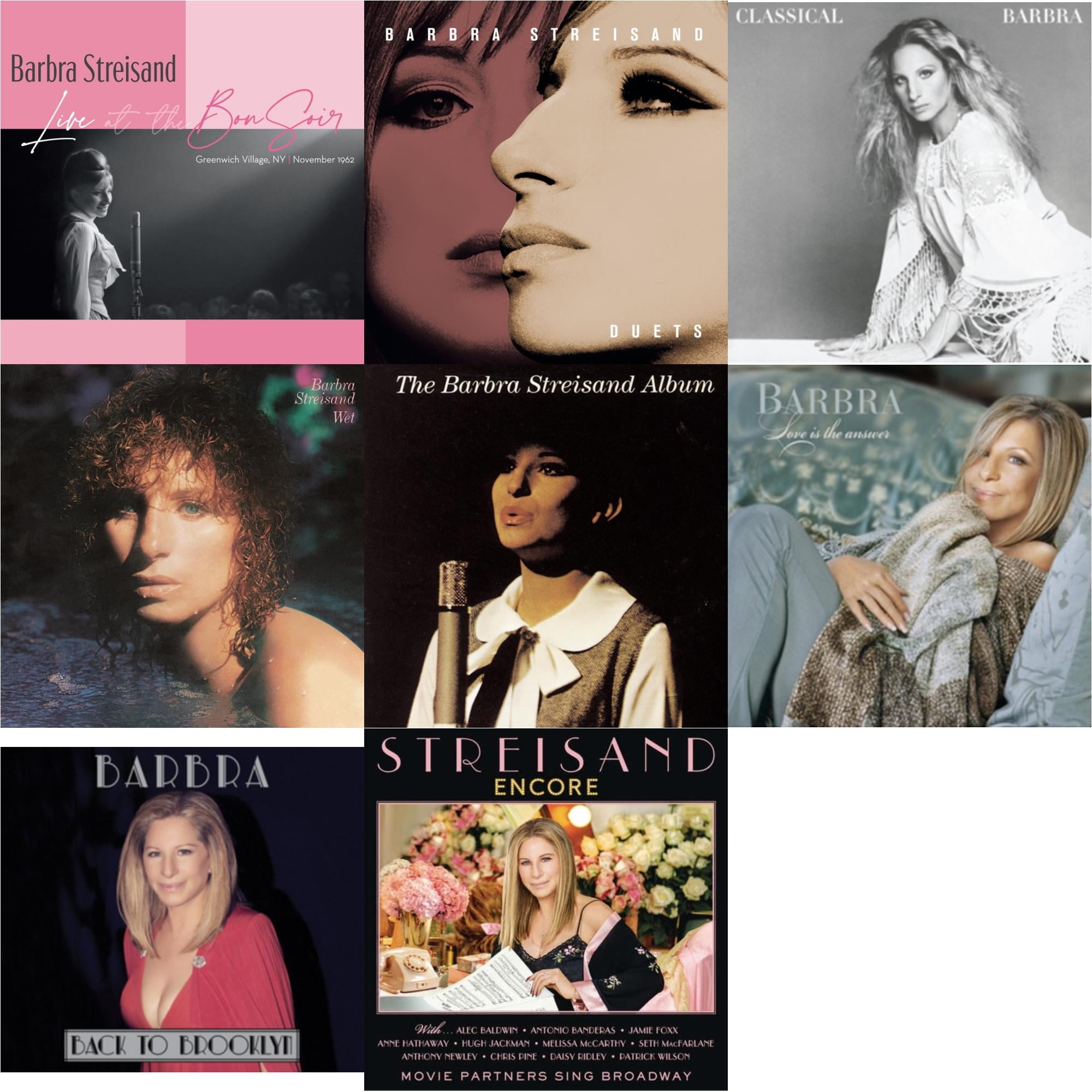 Live At The Bon Soir & Duets & Classical Barbra & Wet & Barbra ...