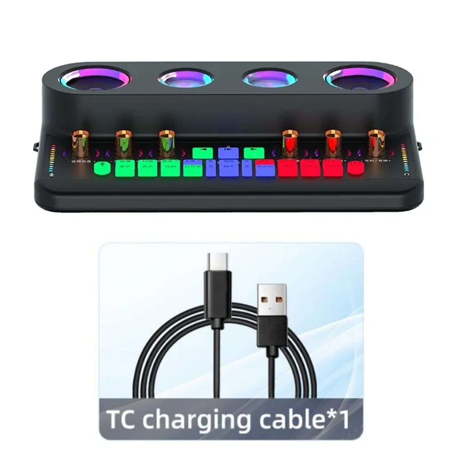 Live Broadcast Sound Card Au-dio Integrated Machine Home KTV Device ...