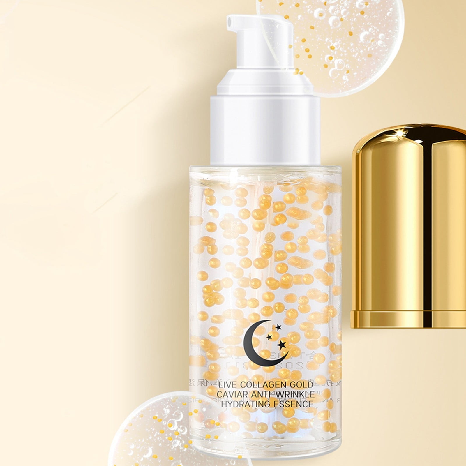 Live Collagen Gold Moisturizing Skin Care Fade Fine Lines Platinum Microcapsule 40ML Facile Face ...