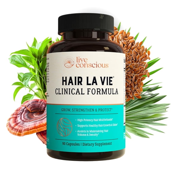 Free Shipping! Live Conscious Hair La Vie Clinical Formula Hair ...