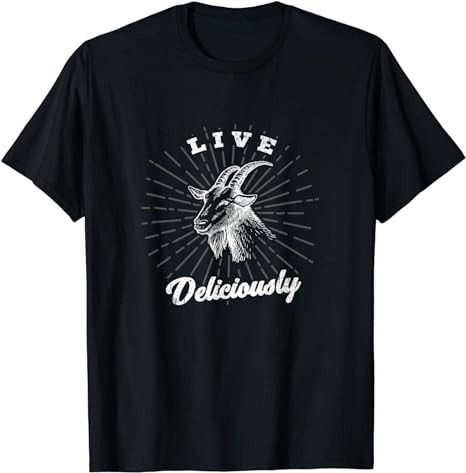 Live Deliciously Occult Wiccan Goat Pagan t shirt and gift - Walmart.com
