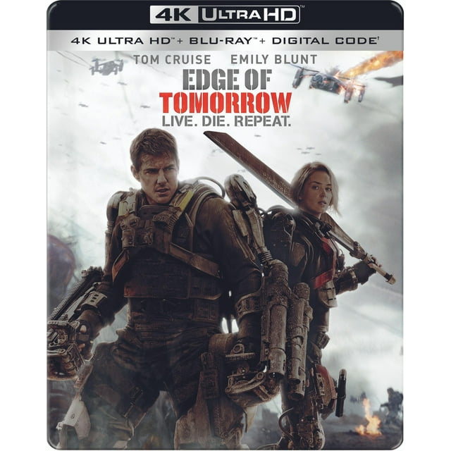 Live Die Repeat: Edge of Tomorrow (Steelbook) (4K Ultra HD + Blu-ray ...