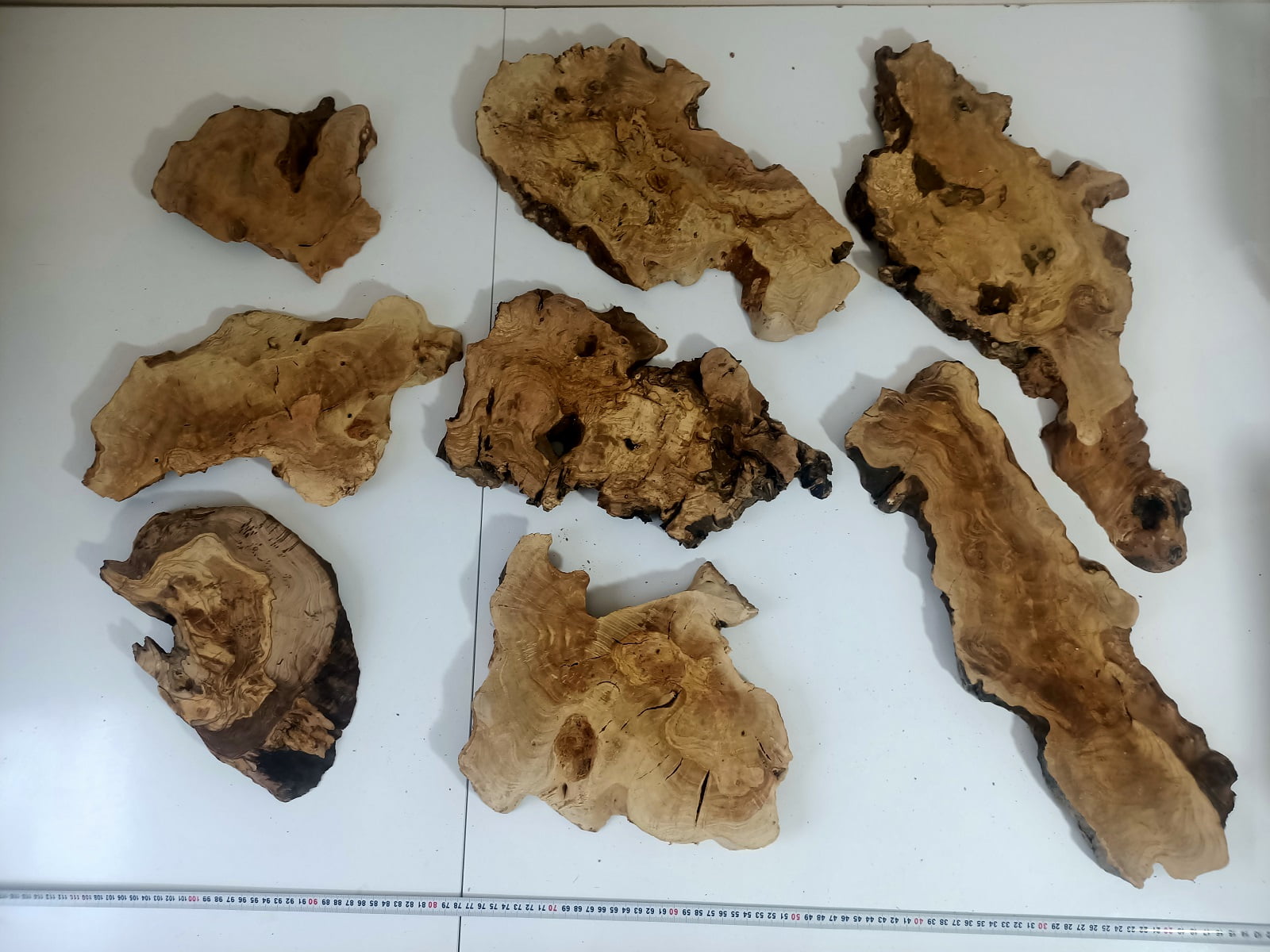 Live Edge Olive Wood Slab Set for DIY and Epoxy, Ready to be Resin ...