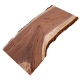 Barrington Hardwoods Live Edge Walnut Slab Sanded Raw Lumber, 0.7 ...