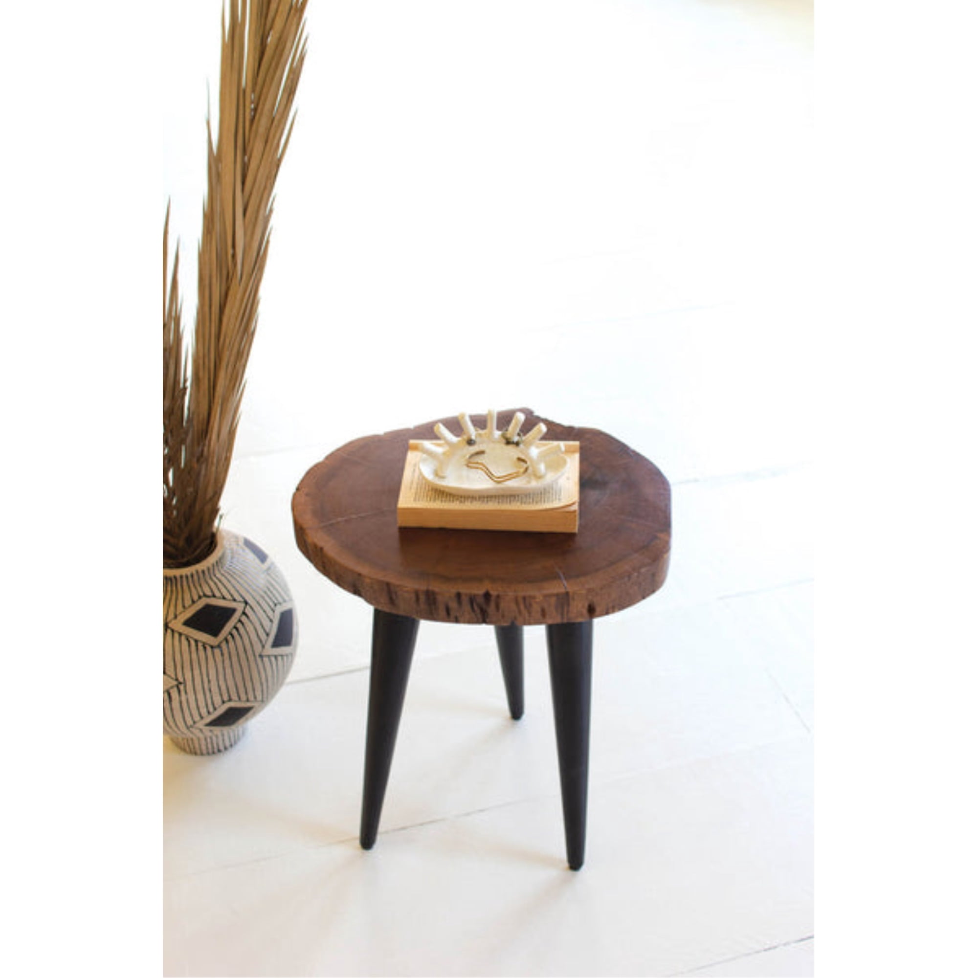 Kalalou Triple Demi Lune Mango Wood Wall Shelf - Walmart.com