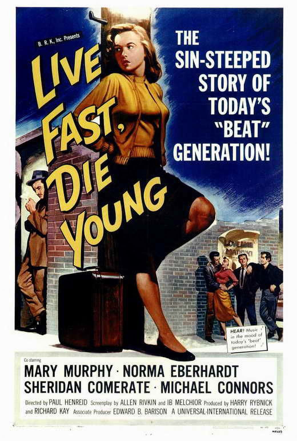 Live Fast, Die Young Poster Movie 27 x 40 In - 69cm x 102cm Mary Murphy ...
