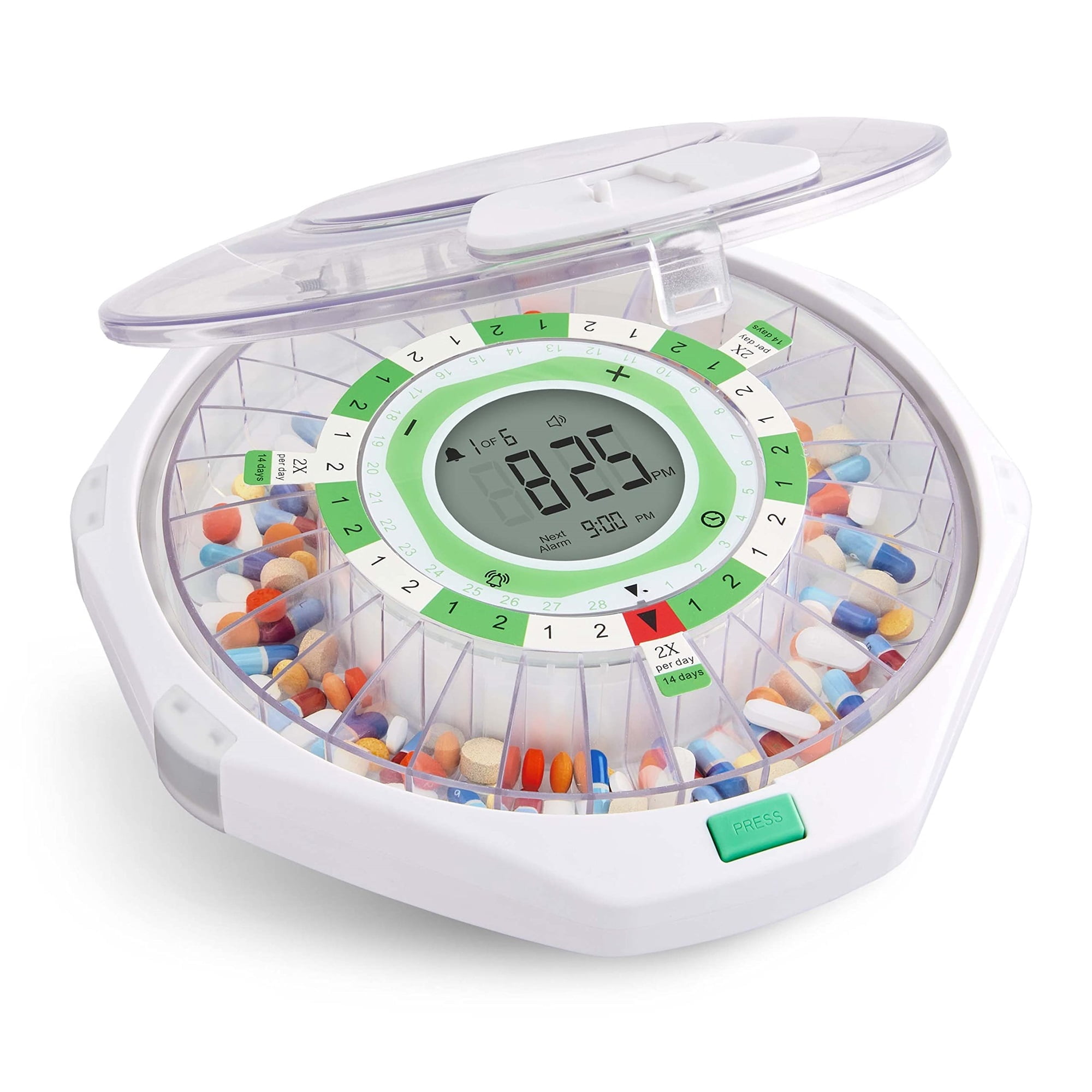 Free Shipping! Live Fine 28-Day Automatic Pill Dispenser with Upgraded ...