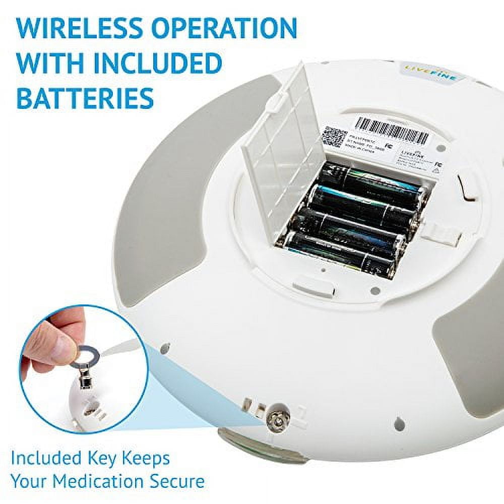 Live Fine Automatic Pill Dispenser with 28-Day Electronic Medication ...