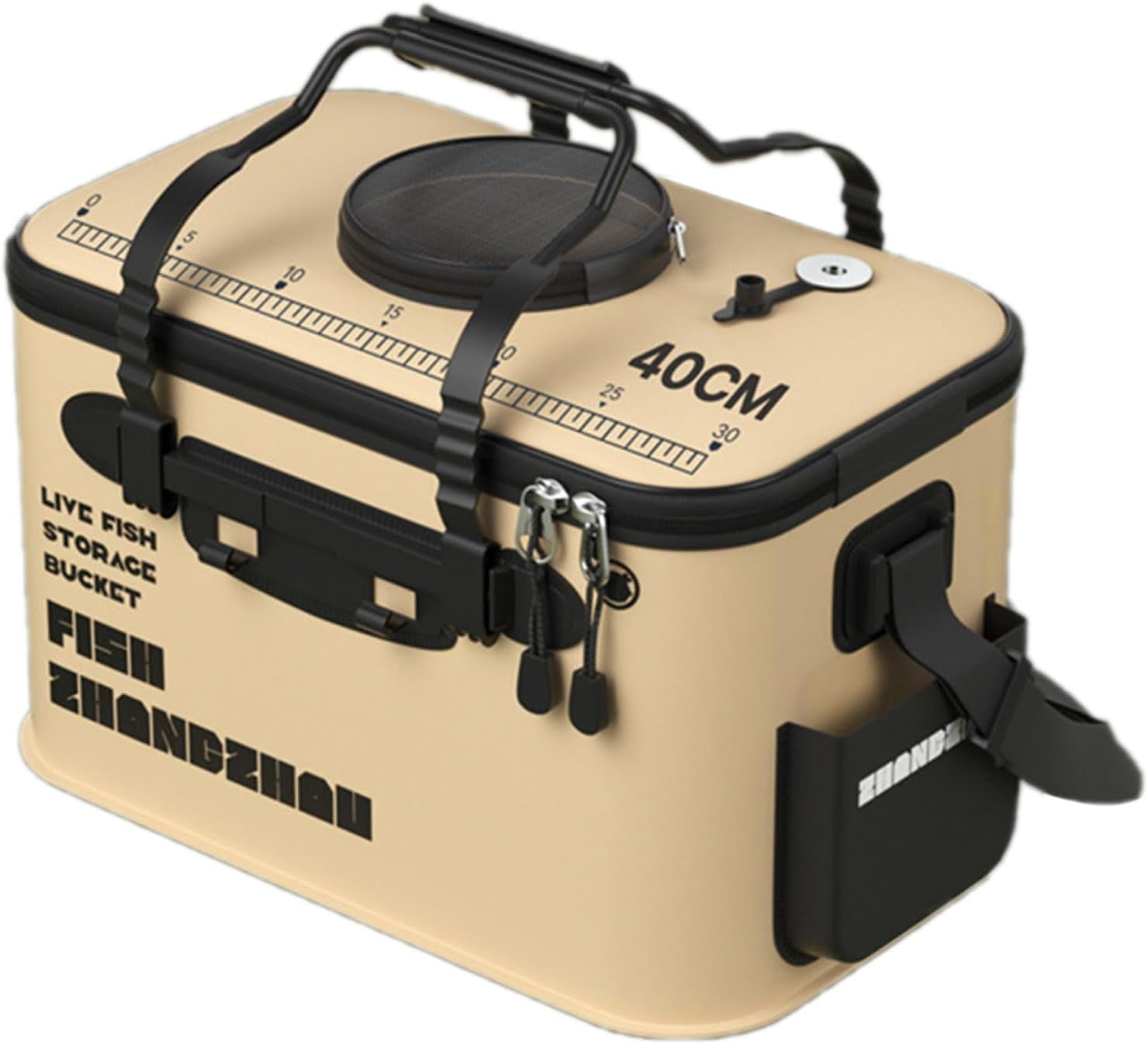 Live Fish Lures Bucket - Live Container with Aeration Holes, Portable ...