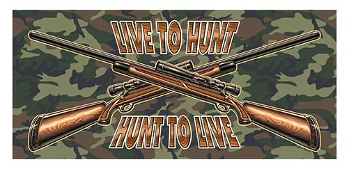 Live To Hunt Hunt To Live [3 Pack] of Vinyl Decal Stickers | 5 ...