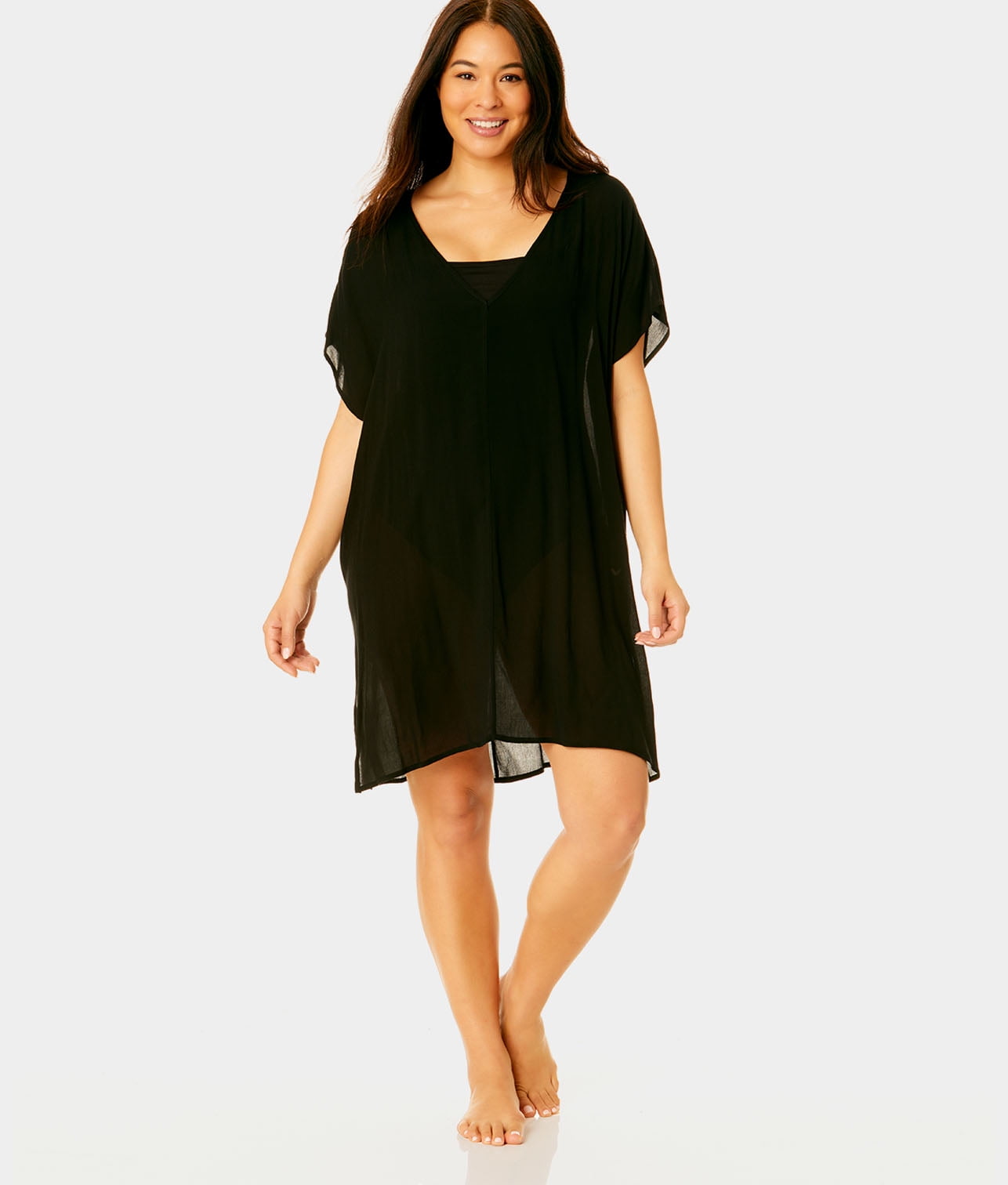 Women's Live In Color Easy Tunic Swimsuit Cover Up - Walmart.com