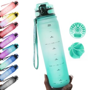 Time Marked Water Bottle