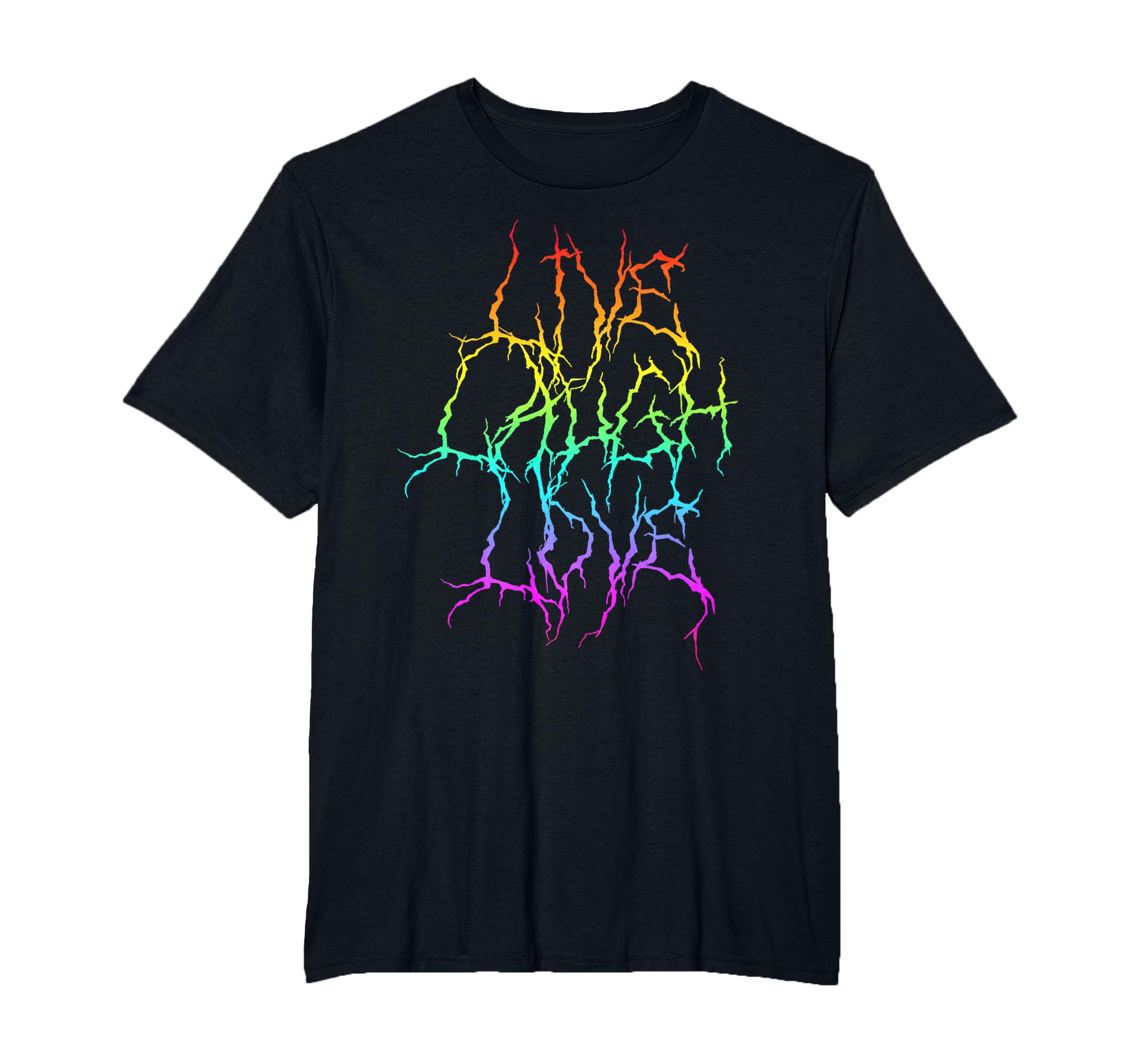 Live Laugh Funny Love Heavy Black Metal Parody Rainbow Pride T-Shirt ...