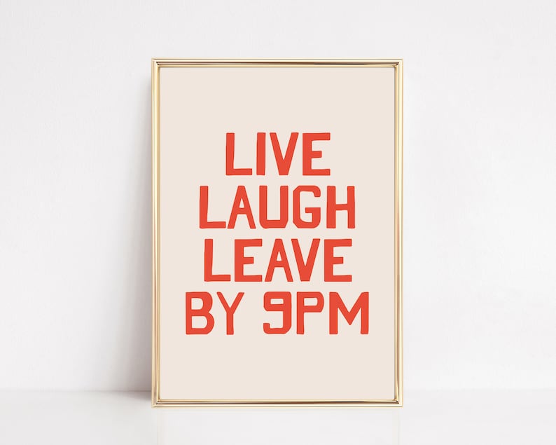 Live Laugh Leave by 9 | Entryway Decor | Living Room Decor | Funny ...