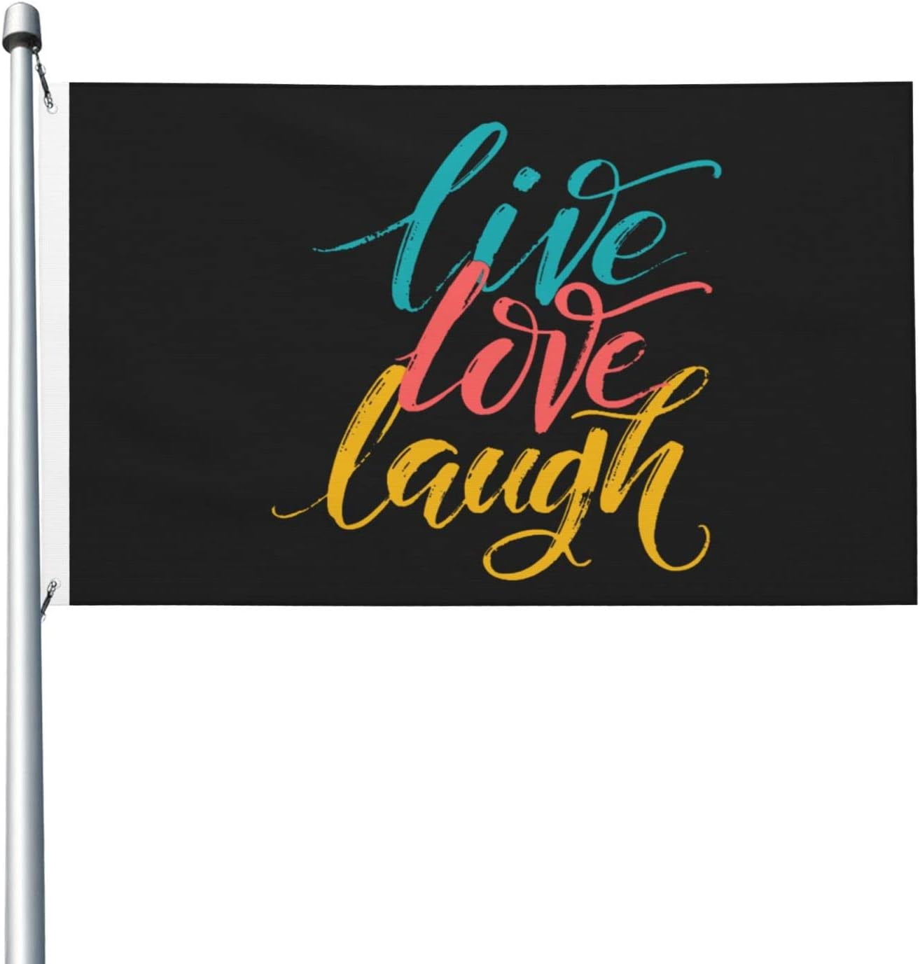 Live Laugh Love Flag 3x5 Ft Outdoor Decoration Banner Yard Flag With ...