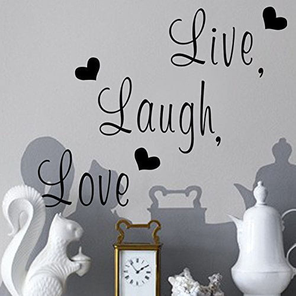 Live, Laugh, Love Inspirational Wall Decal Motivational Office Decor ...