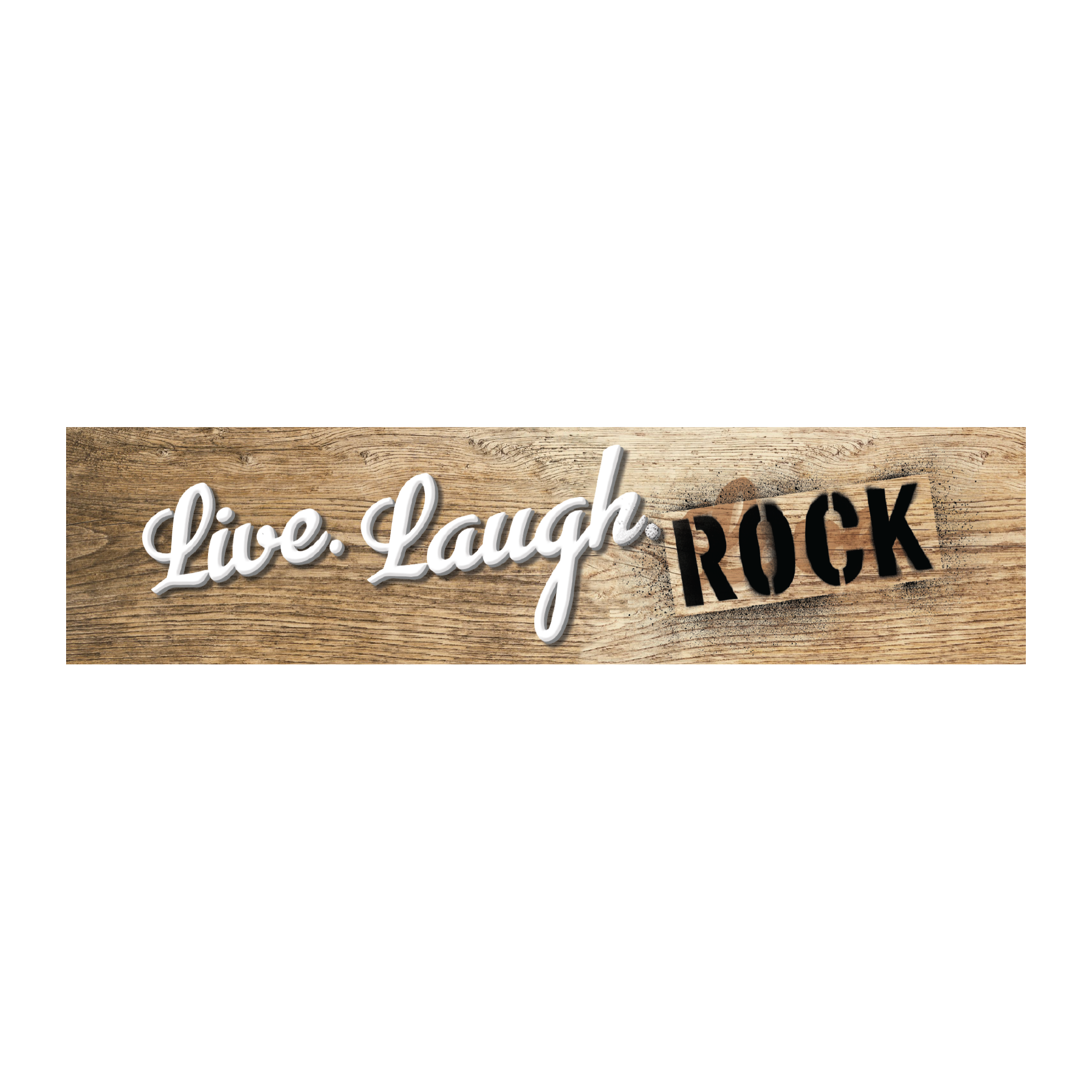 "Live. Laugh. ROCK" Magnetic Grill - Walmart.com