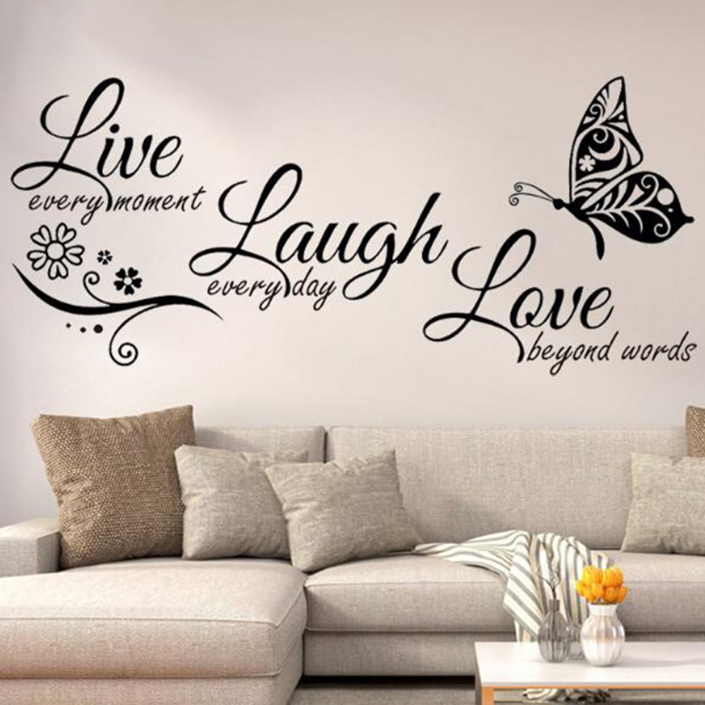 Live Love Laugh Wall Decal Stickers Art Family Inspirational Wall ...